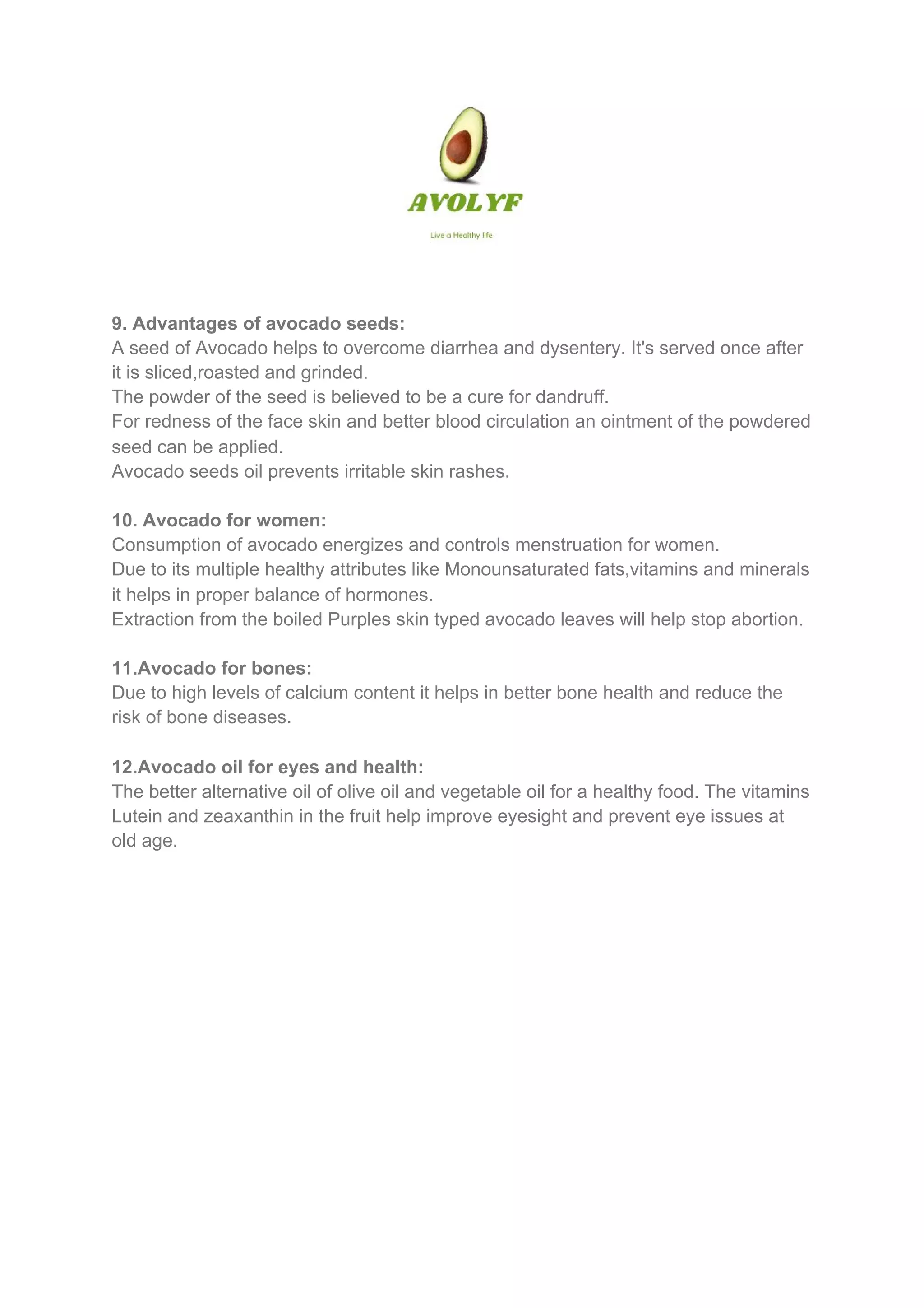 All benefits of choosing avocado for a healthy life | PDF