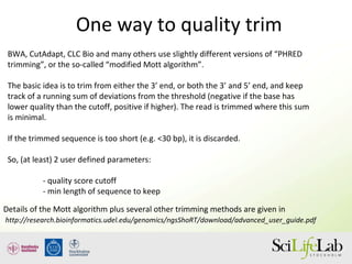 RNA-seq quality control and pre-processing | POT