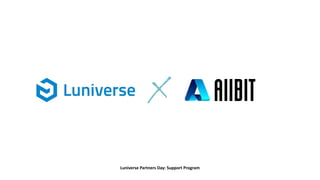 Luniverse Partners Day - Allbit(Ozys) | PDF