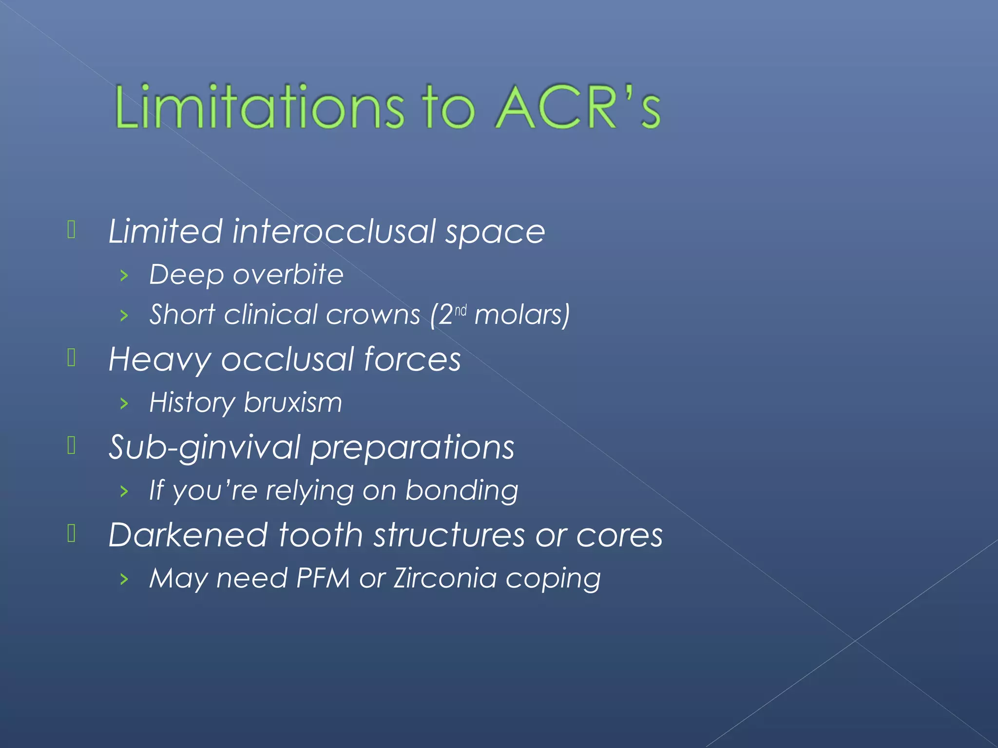 All Ceramic Restorations | PPT