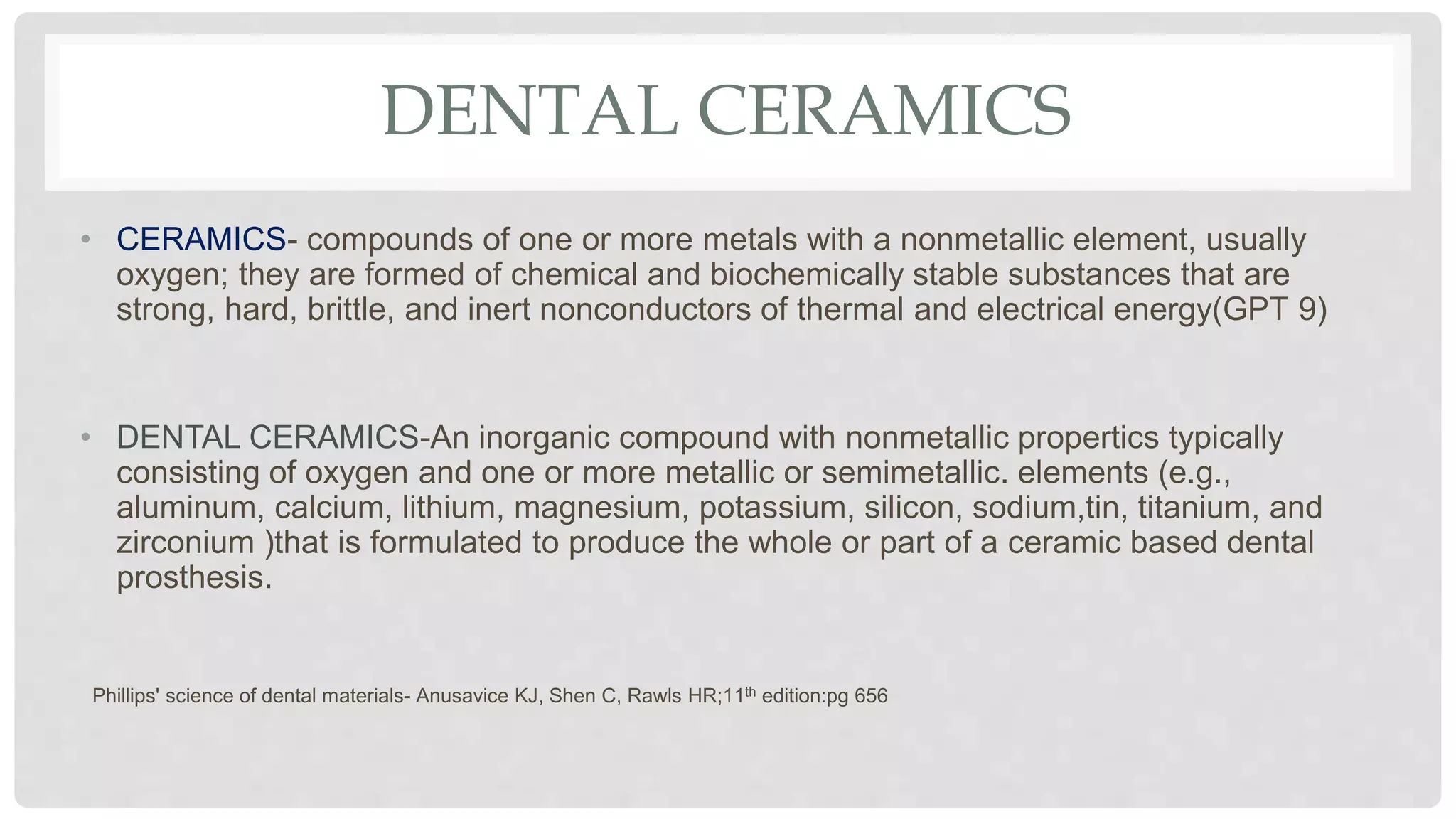 All ceramic restorations | PPTX