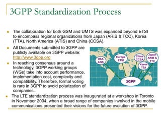 LTE - 3GPP Standard Perspective | PDF