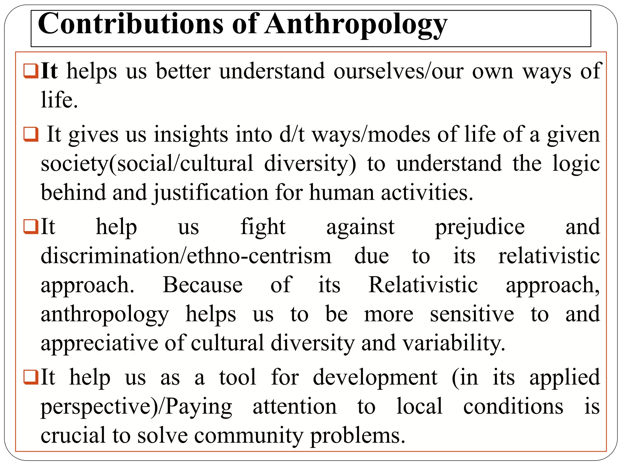 Introduction to Anthropology Course | PPTX