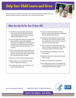 checklist developmental milestones | PDF