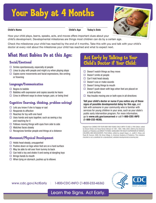 checklist developmental milestones | PDF