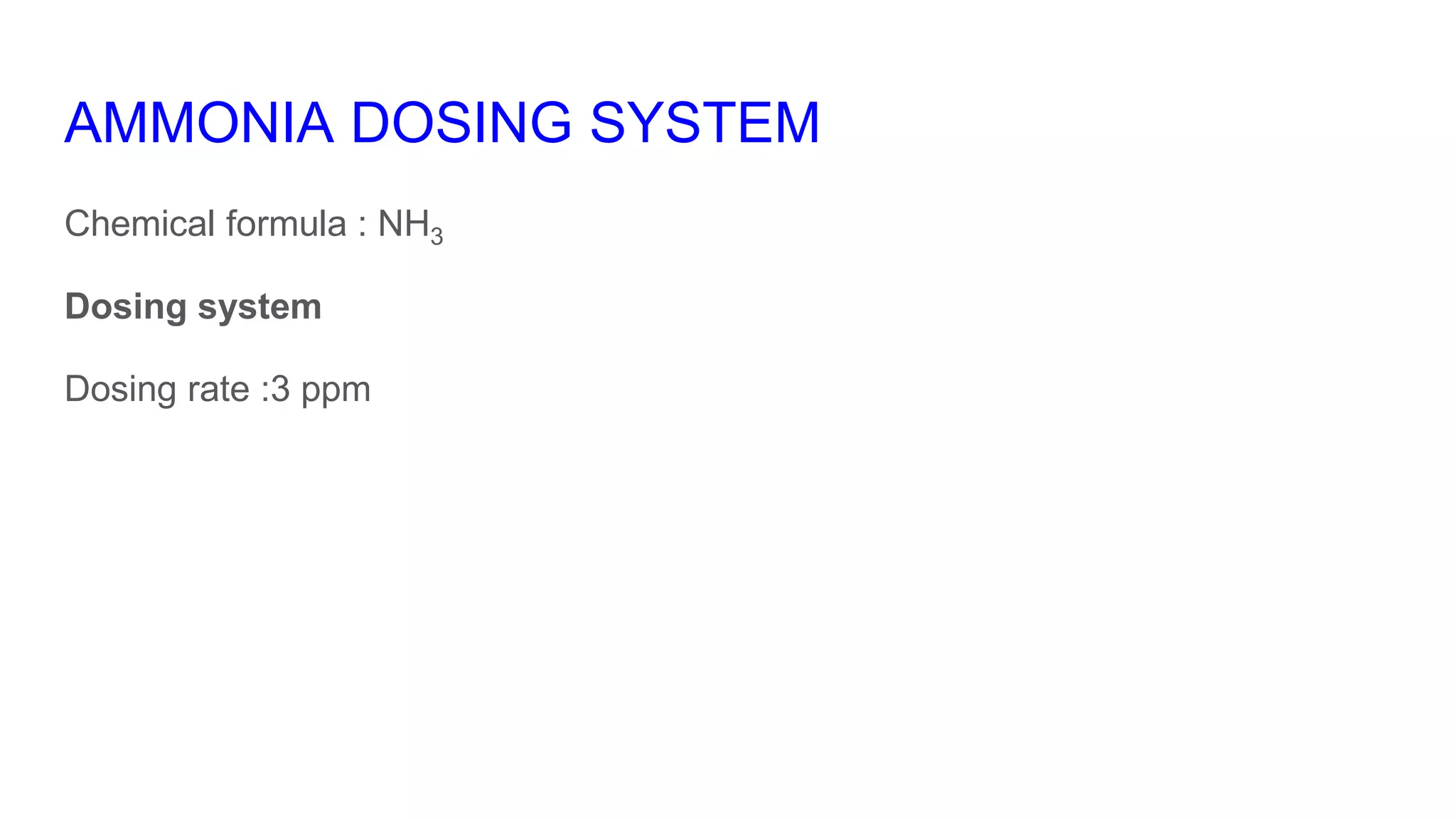 All chemical dosing system | PPTX
