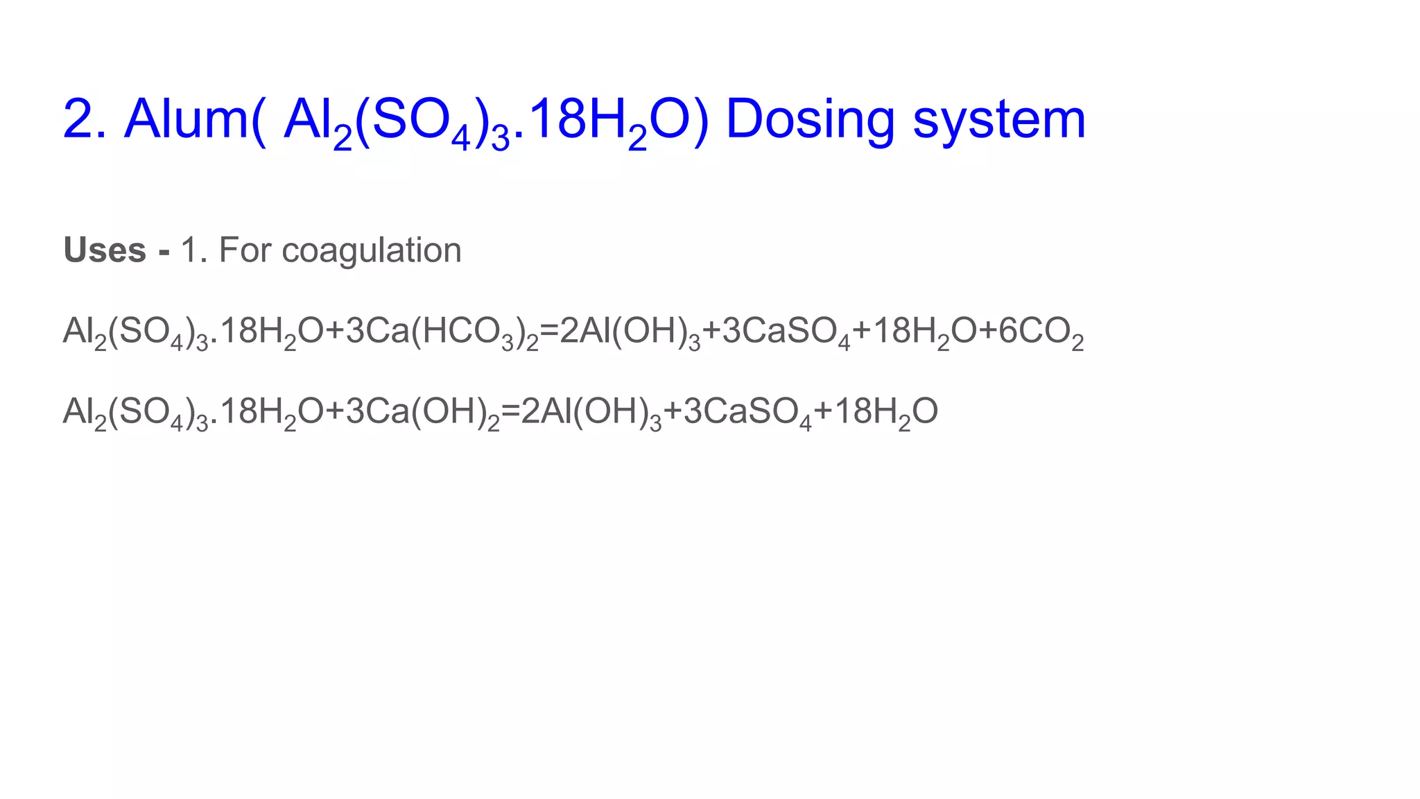 All chemical dosing system | PPTX