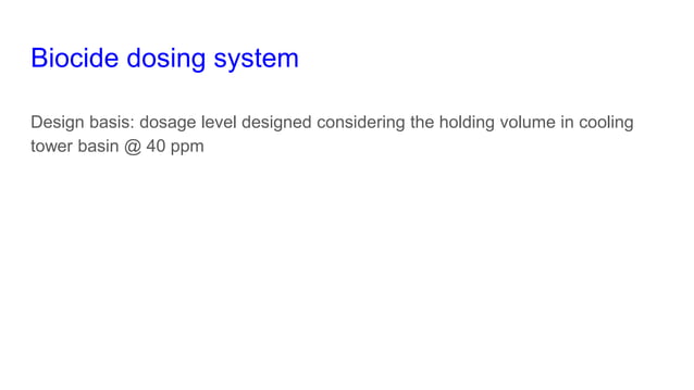 All chemical dosing system | PPTX