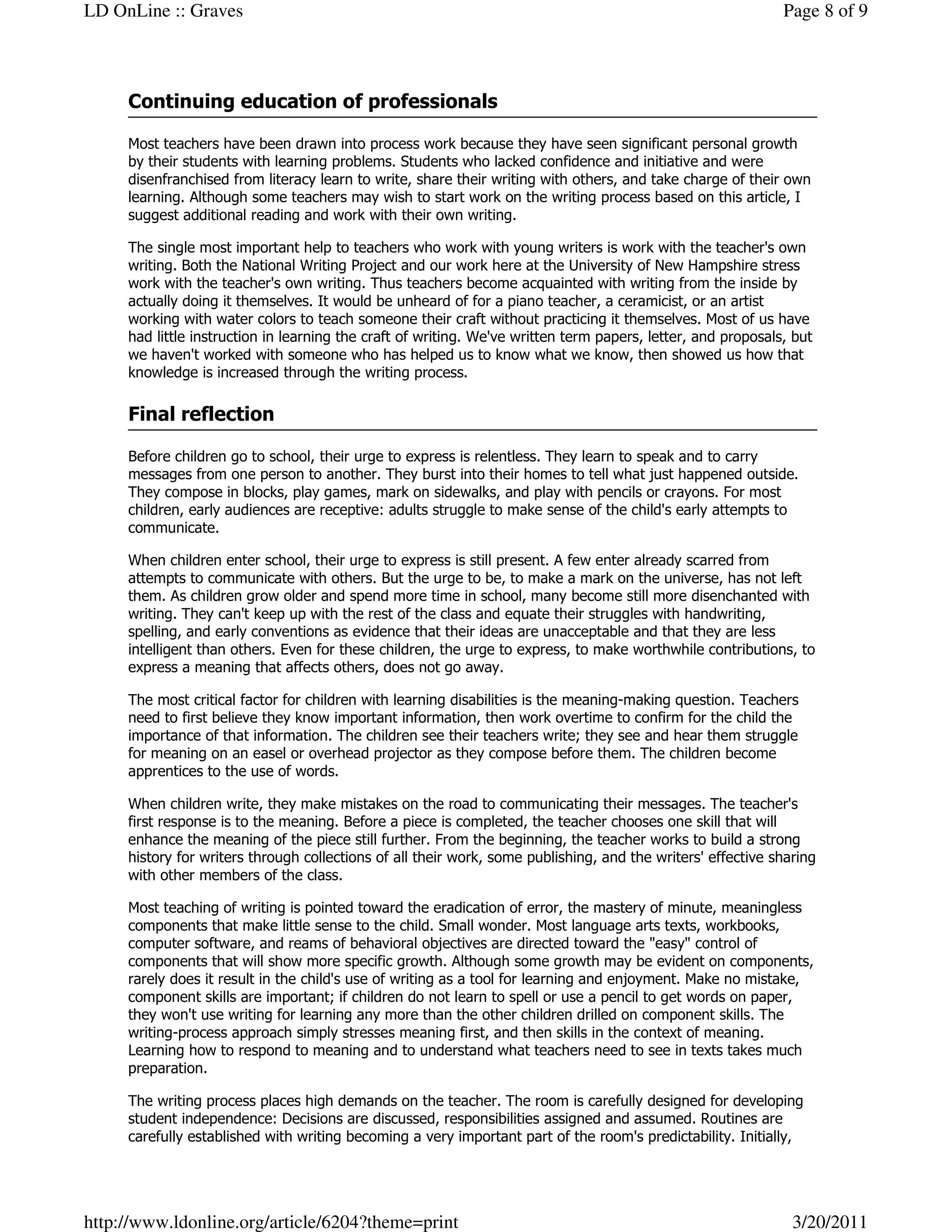 All children can write | PDF