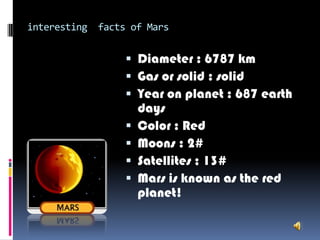 4th Grade Solar System Powerpoint