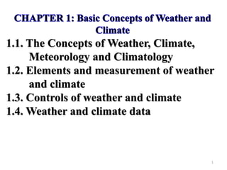 introduction to climate contents for students | PDF