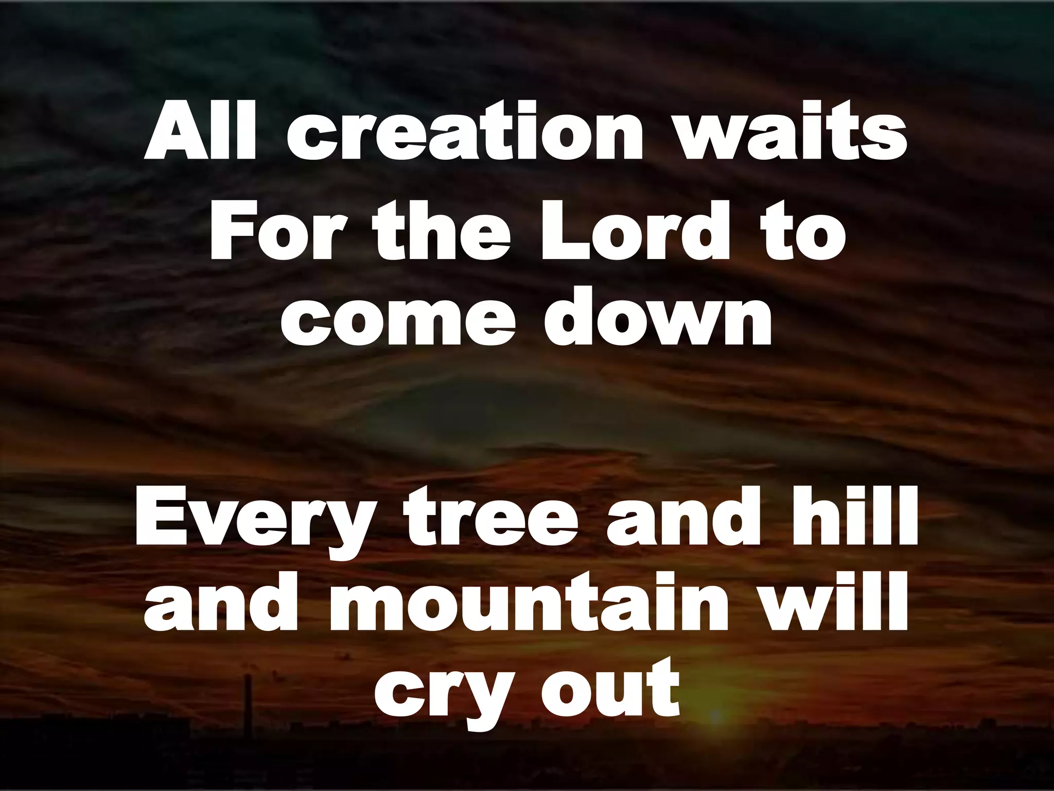 All Creation Waits | PPTX