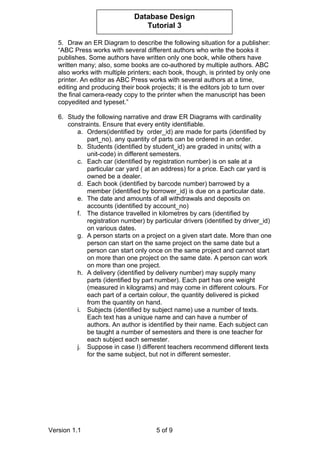 All Database Design Tuts V1.3 | PDF