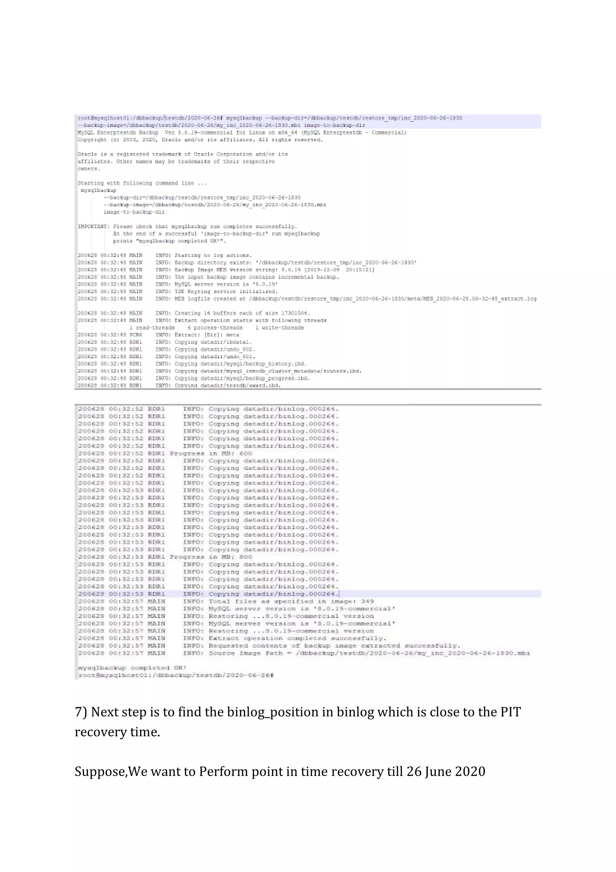 Restore Mysql Database From Mysqlbackup Pdf