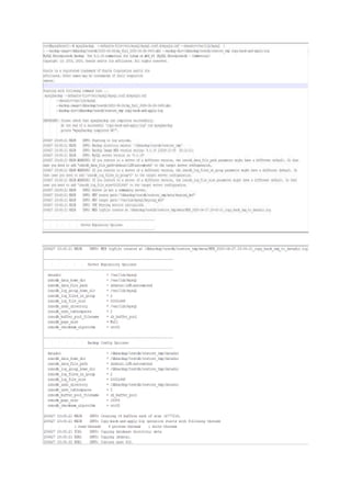 Restore MySQL database from mysqlbackup | PDF