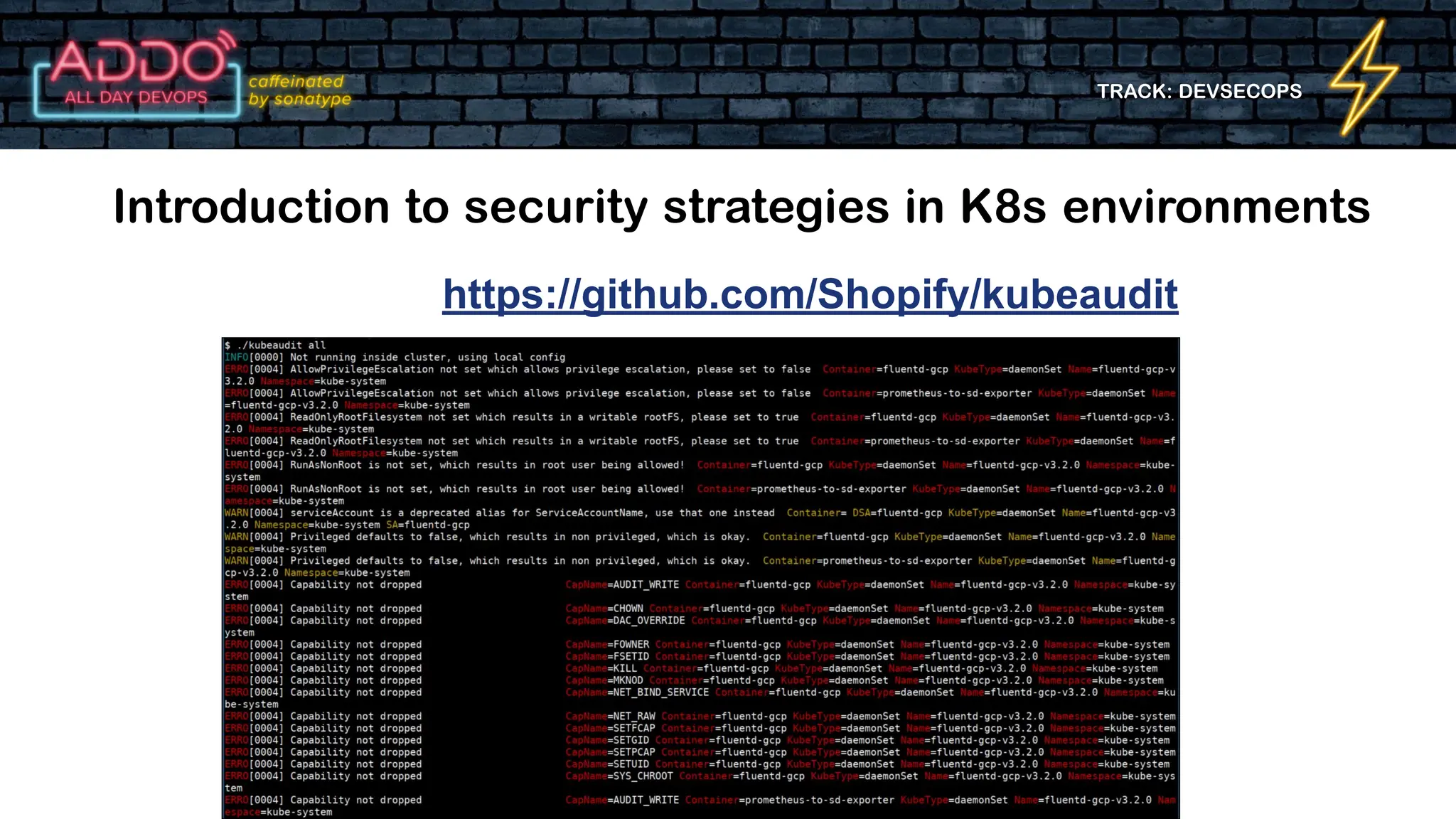 Evolution of security strategies in K8s environments- All day devops | PDF