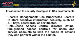 Evolution of security strategies in K8s environments- All day devops | PDF