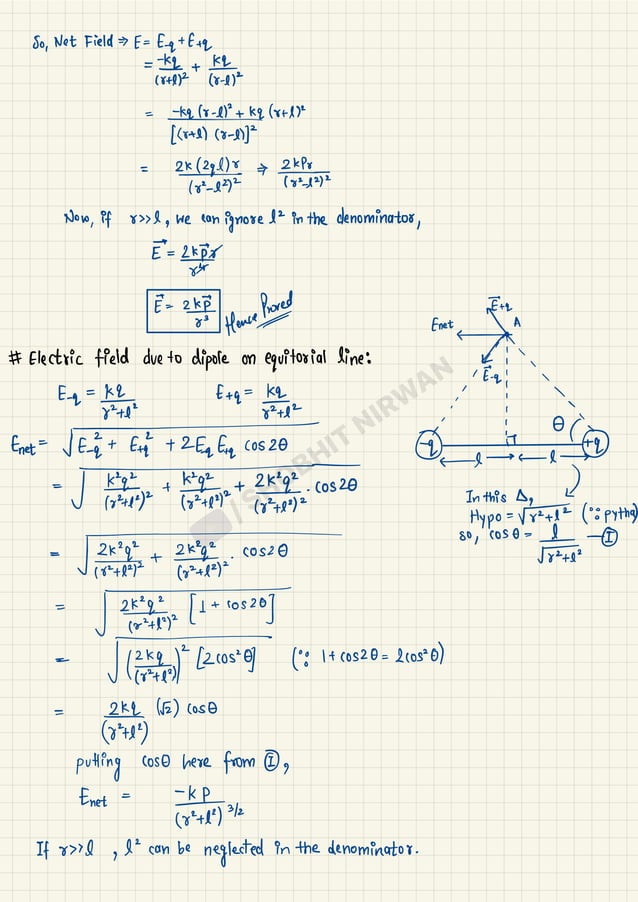 All Derivations - Physics Class 12 (1).pdf
