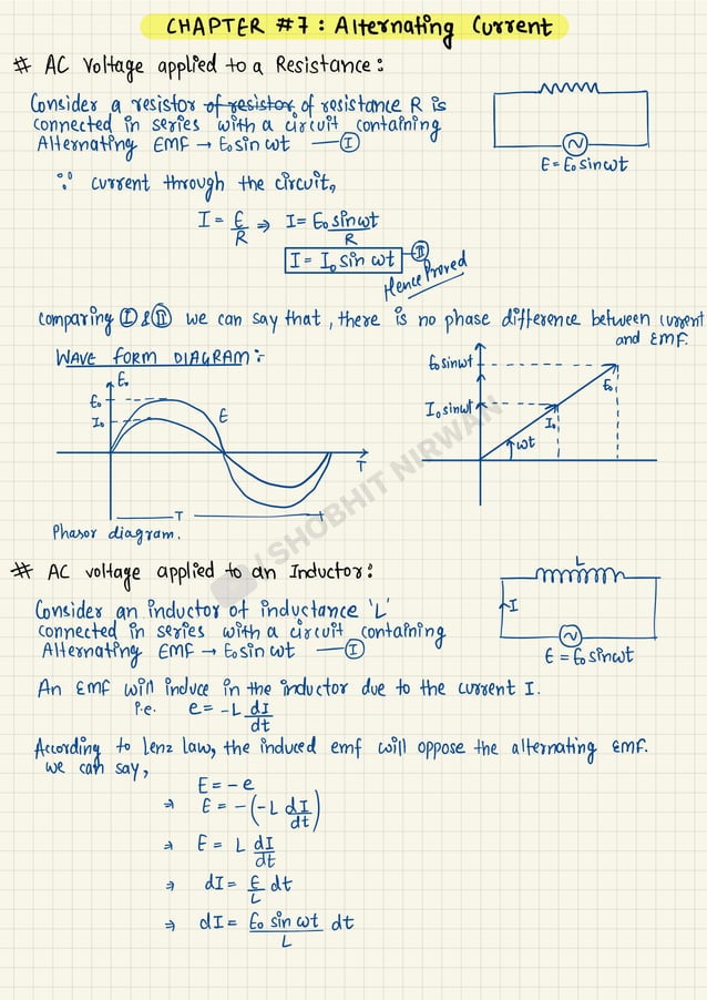 All Derivations - Physics Class 12 (1).pdf