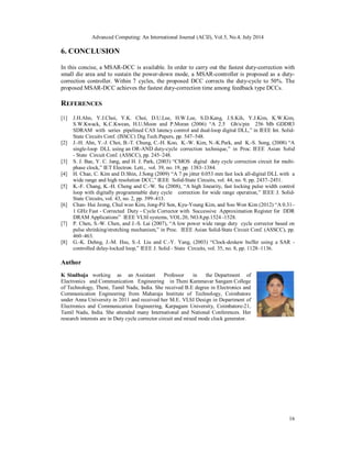 All digital wide range msar controlled duty cycle corrector | PDF