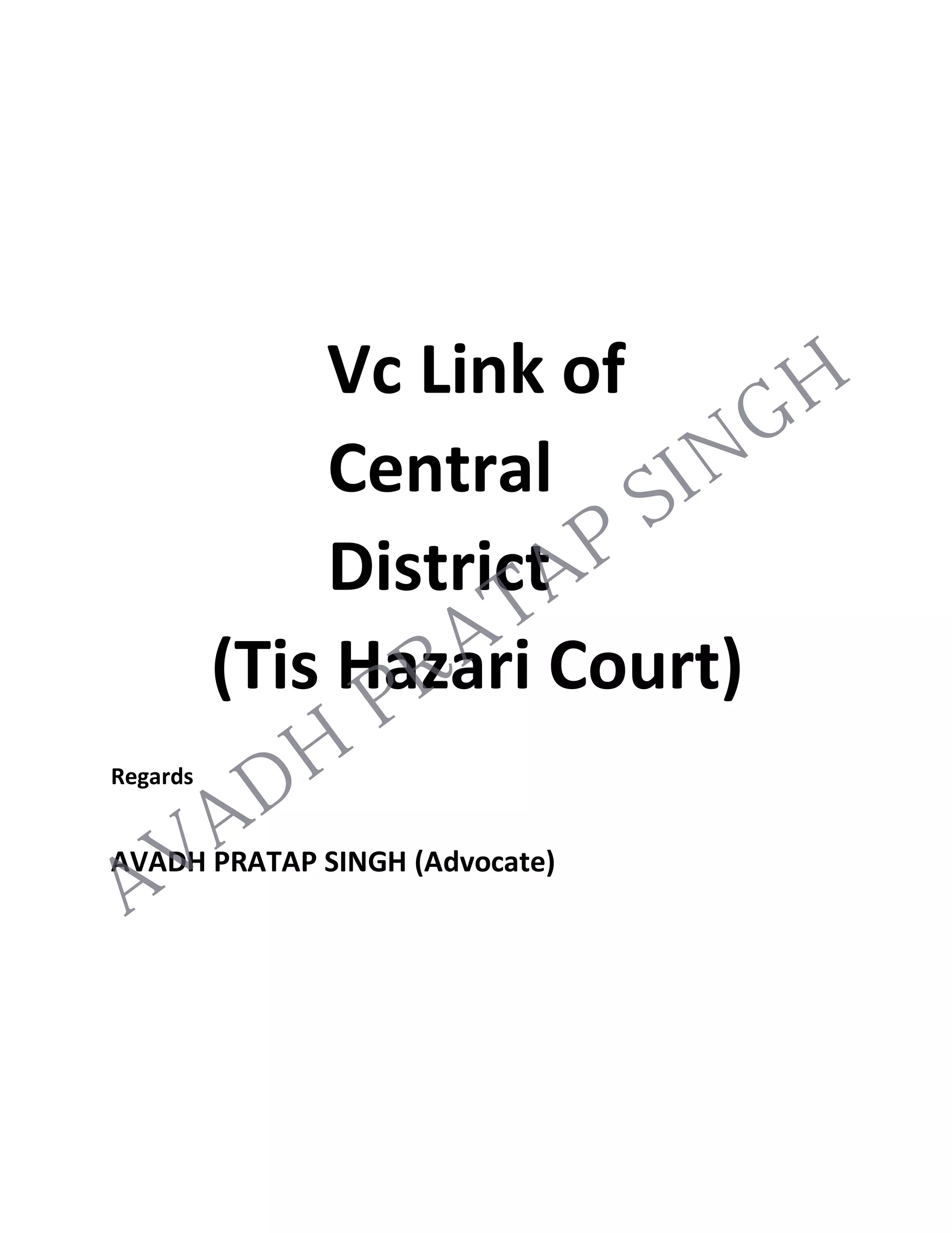 All districts vc links | PDF
