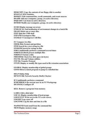 All dos commands | PDF