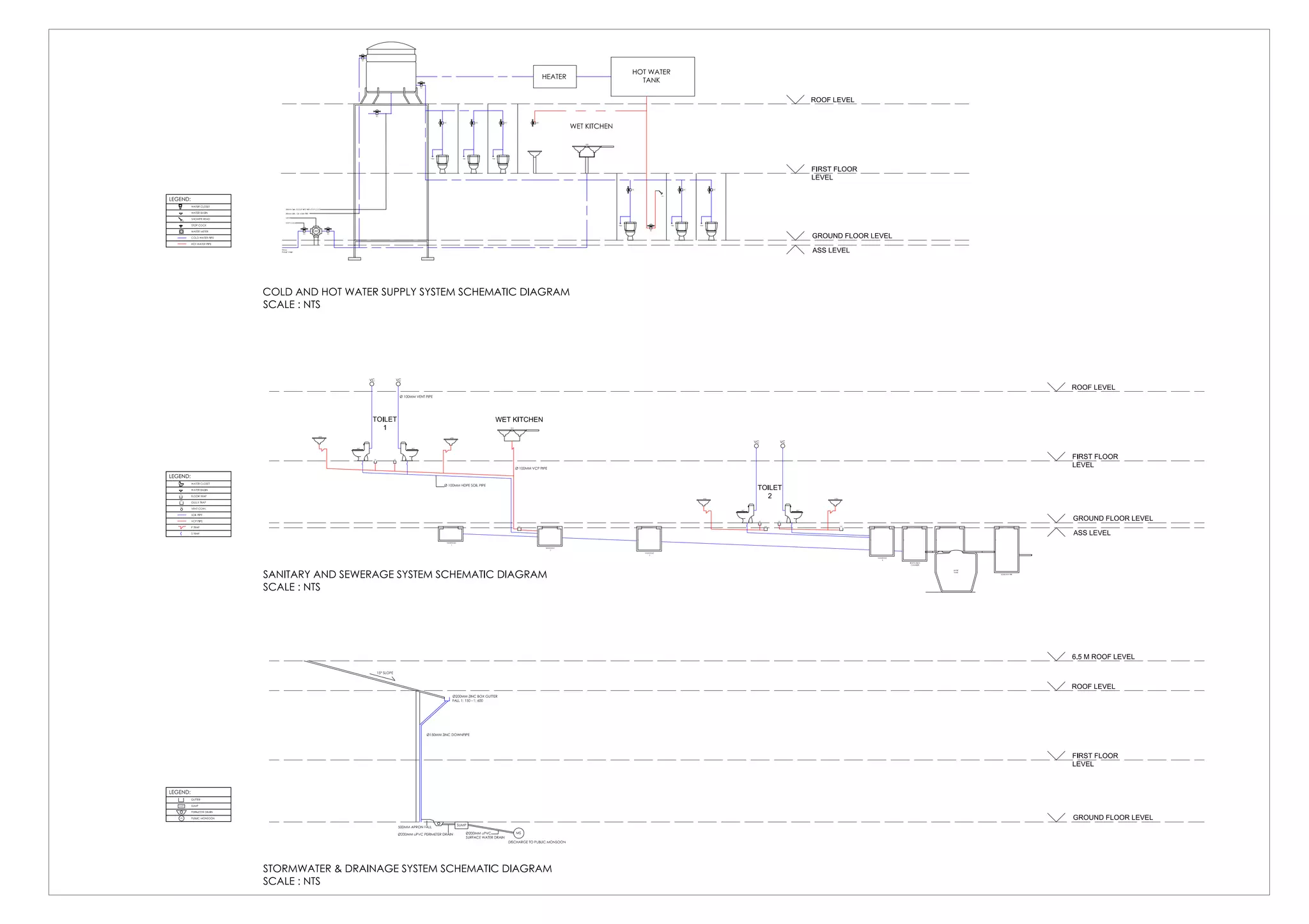 Building services drawings | PDF | Bath and Shower | Personal Care