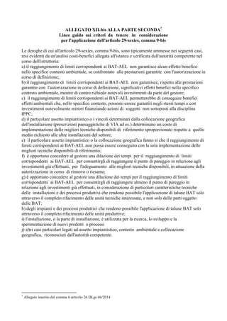 Allegati da viii a xii dlgs 152 2006 disciplina aia | PDF
