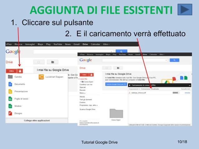 Tutorial Google Drive | PPTX | Computing | Technology & Computing