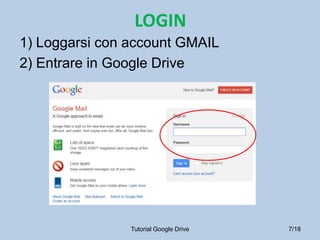 Tutorial Google Drive | PPTX | Computing | Technology & Computing
