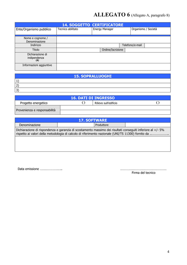 Allegato 6 lg_giugno_09 | PDF | Gas and Electric | Home Utilities