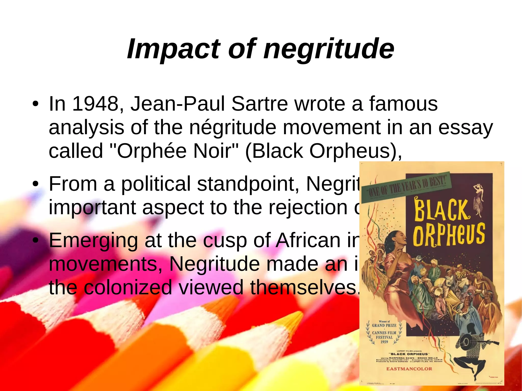 Allegory, Negritude,Globalization | ODP