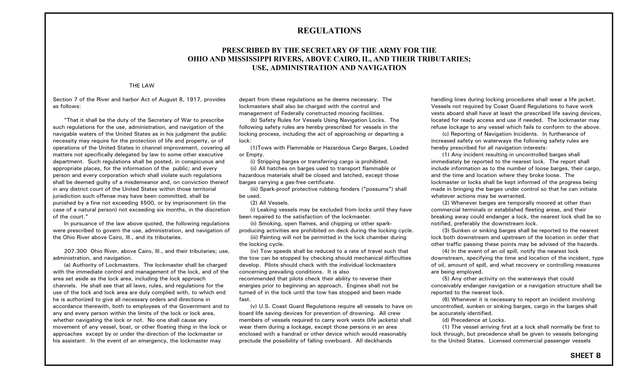 ILMI Allegheny River Navigation Chart | PDF