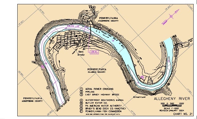 ILMI Allegheny River Navigation Chart