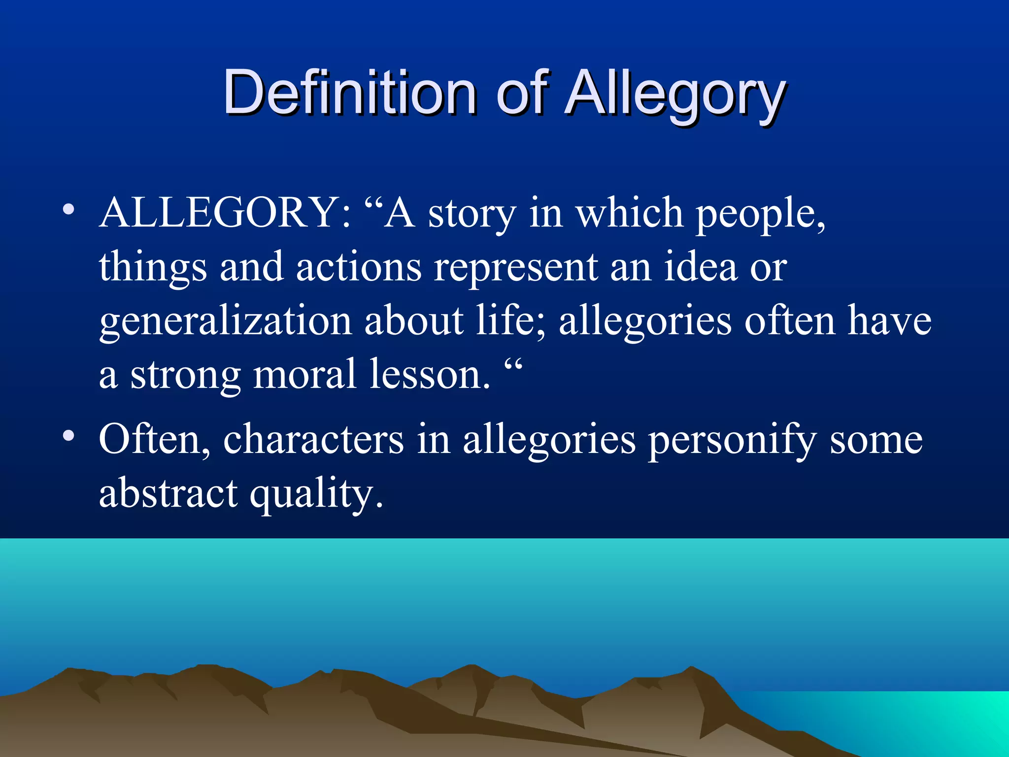 Allegory in The Lord of the Flies | PPT