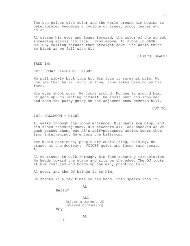 Allegory - Short Film Script | PDF