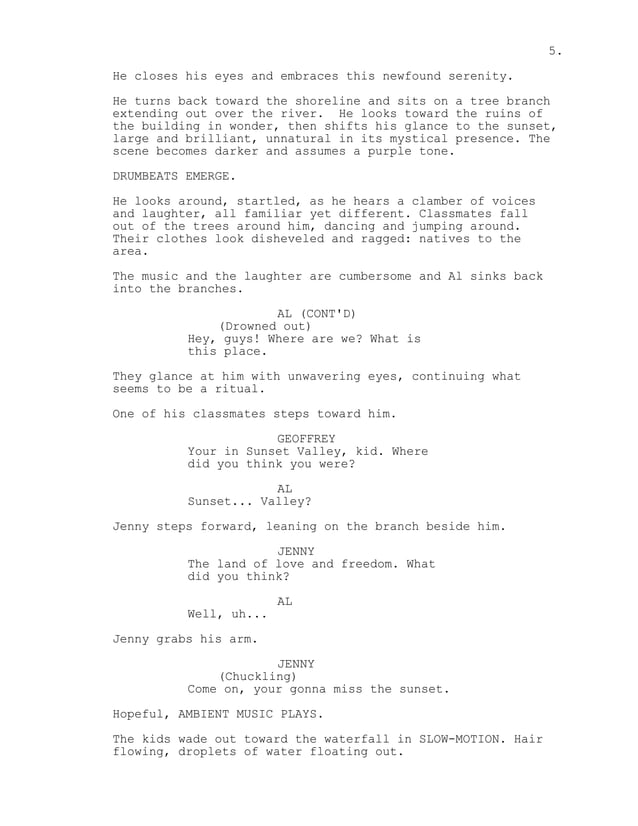 Allegory - Short Film Script | PDF
