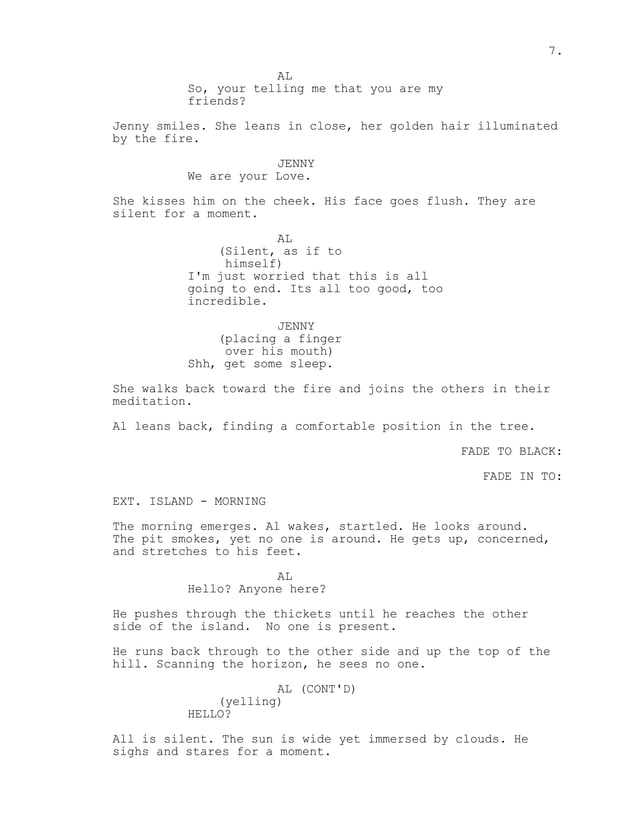 Allegory - Short Film Script | PDF
