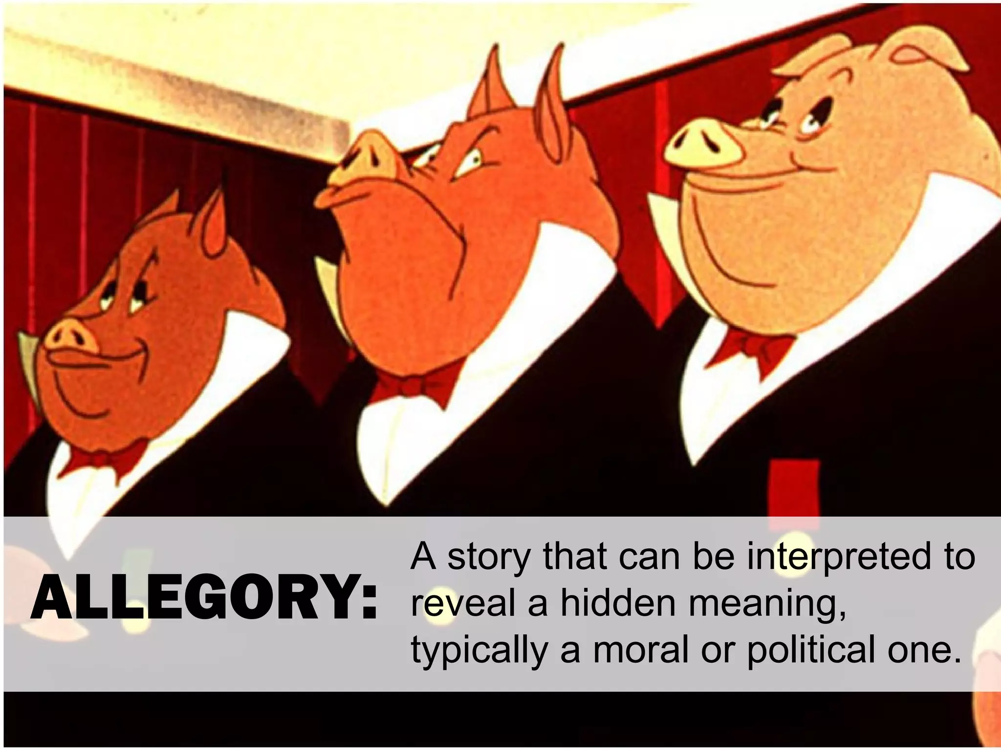 Allegory, Fable, and Moral | PPT