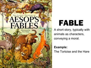 Allegory, Fable, and Moral | PPT