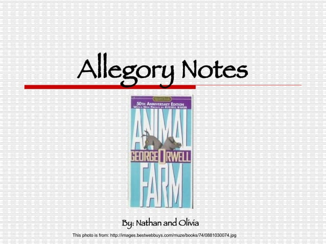Allegory Notes | PPT | Books and Literature