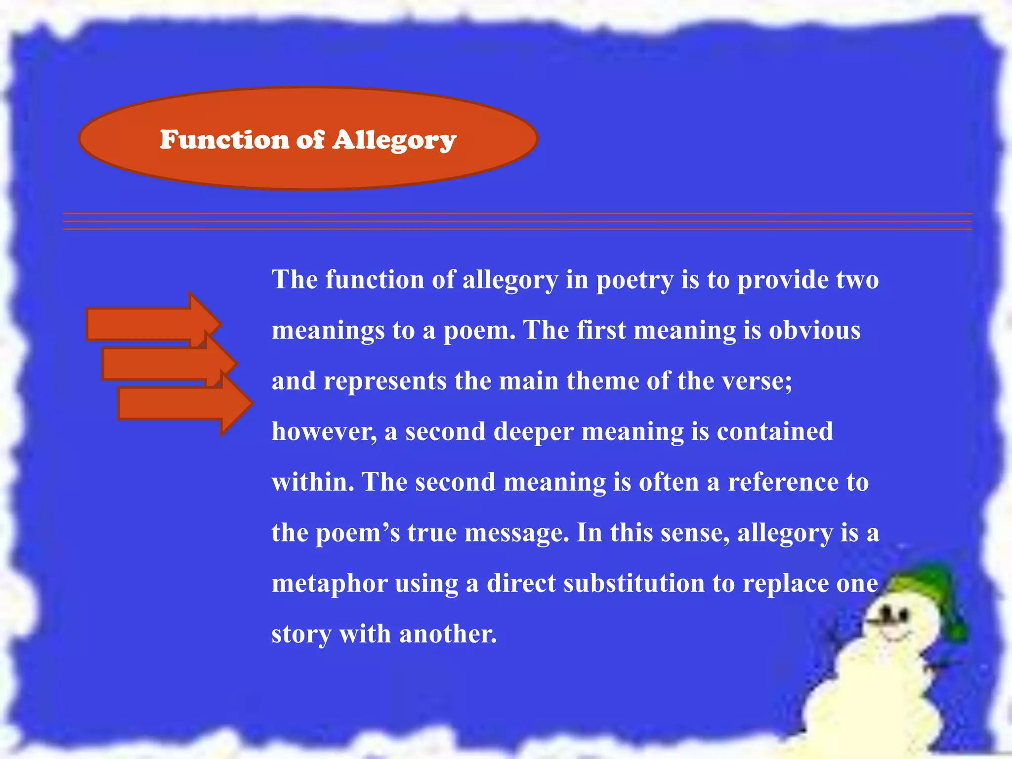 Allegory and allusion | PPT