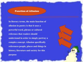 Allusion Literary Term