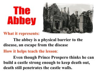 Allegory and symbols in the masque of the red death | PPT