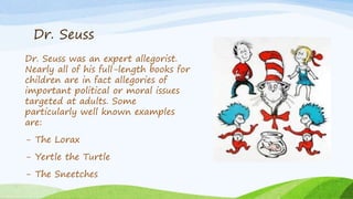 Allegory and the lorax visible thinking | PPT