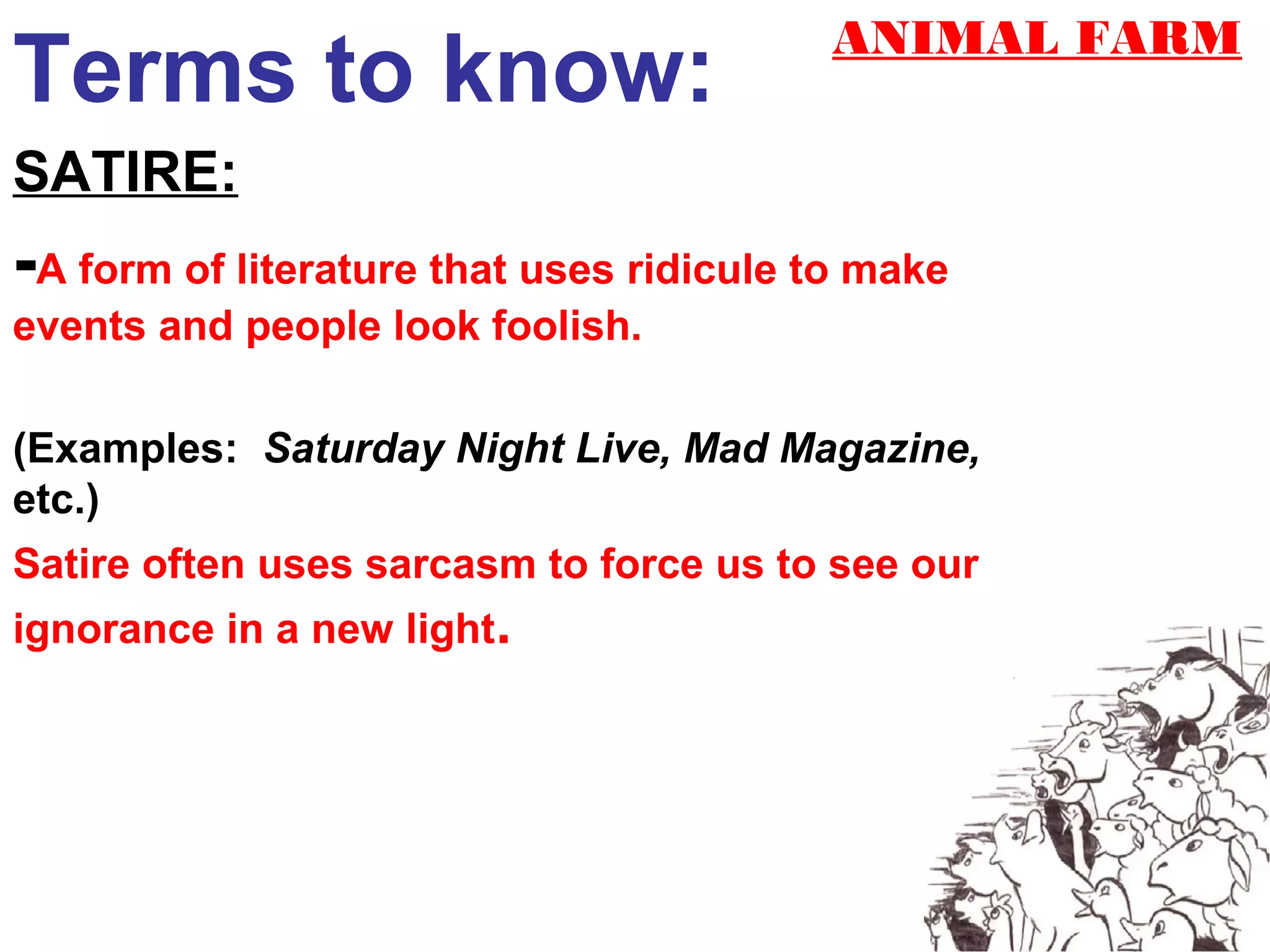 Allegory, fable, satire | PPT