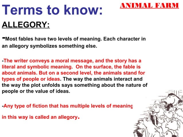 Allegory, fable, satire | PPT