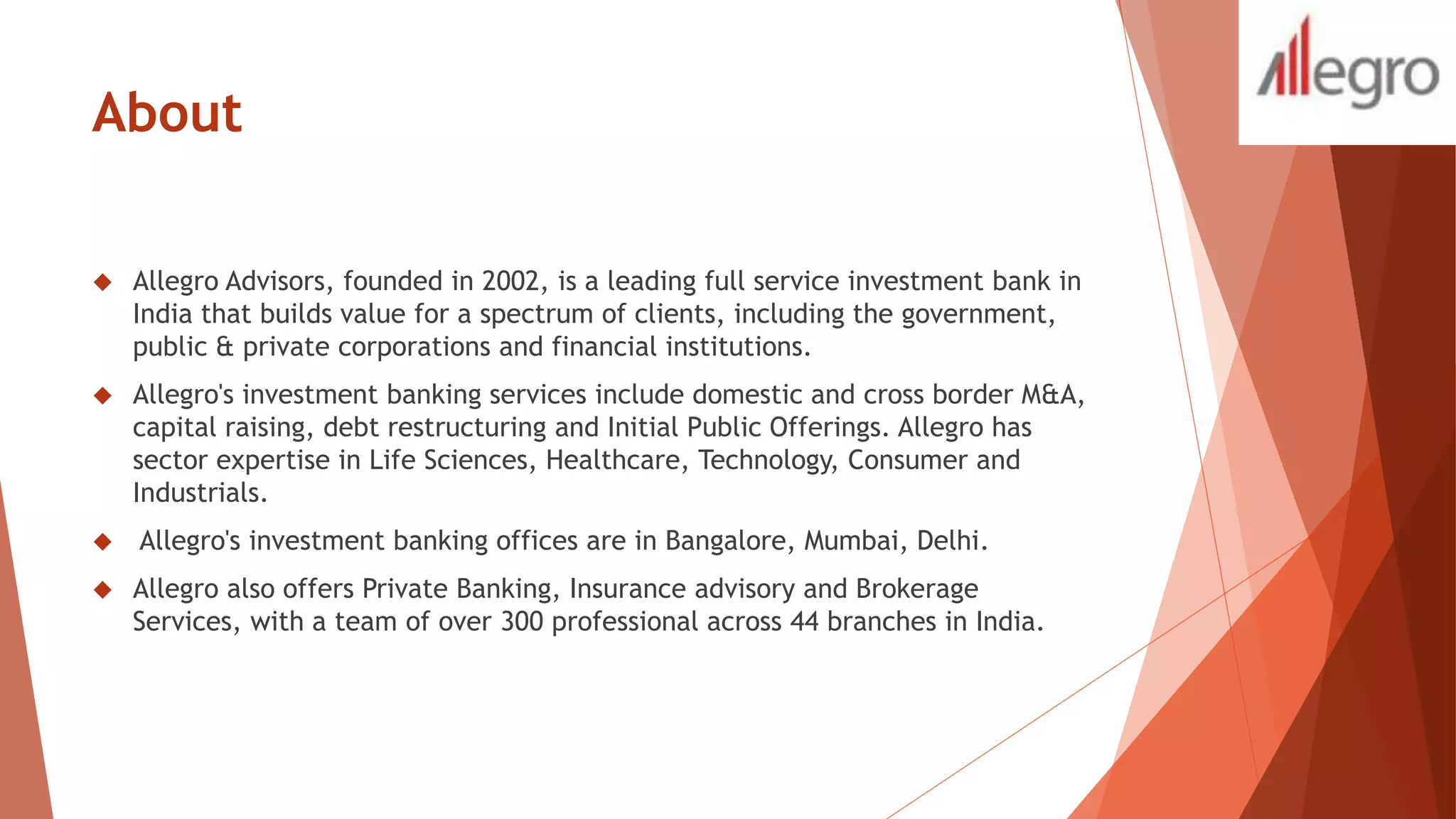 Allegro capital investors | PPTX