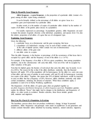Allele frequency | DOCX