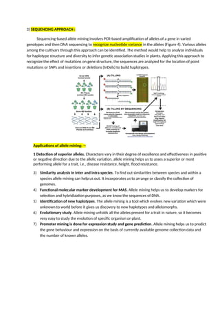 Allele Maining in Plant Breeding Technology | DOCX